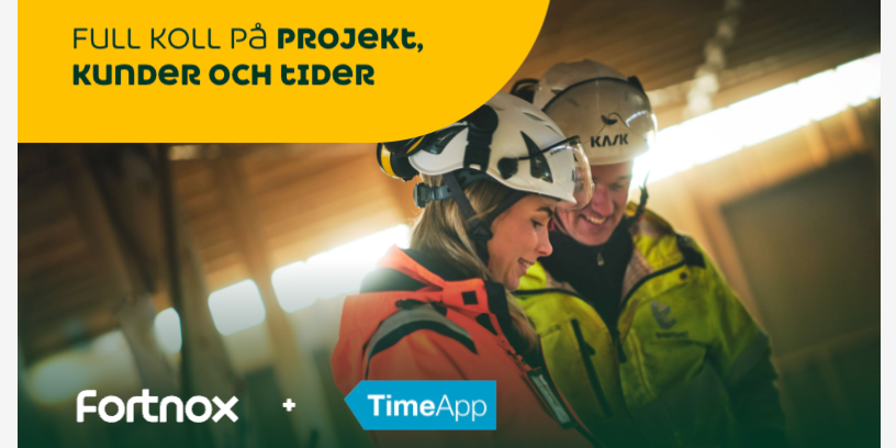 Spännande erbjudande med Fortnox - TimeApp