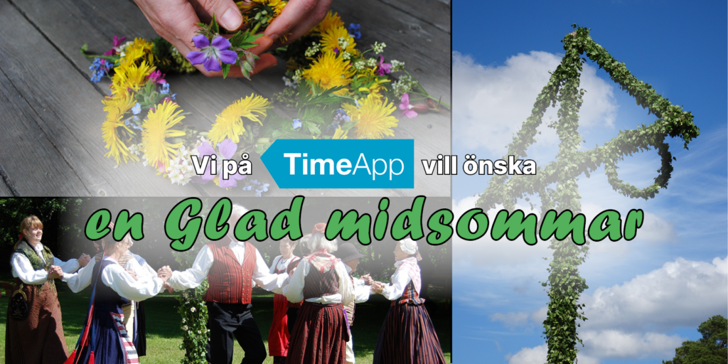 Vi önskar en glad midsommar - TimeApp