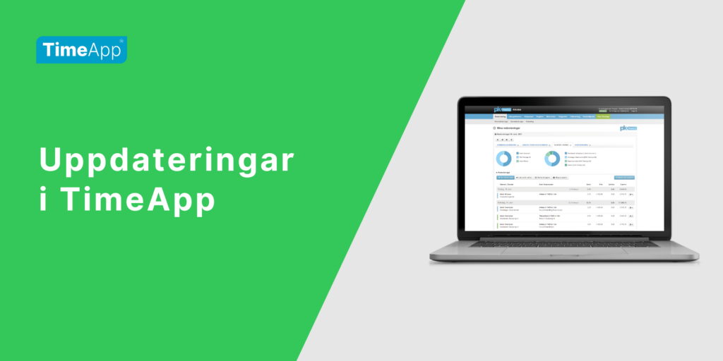 Uppdateringar i TimeApp 2 - TimeApp