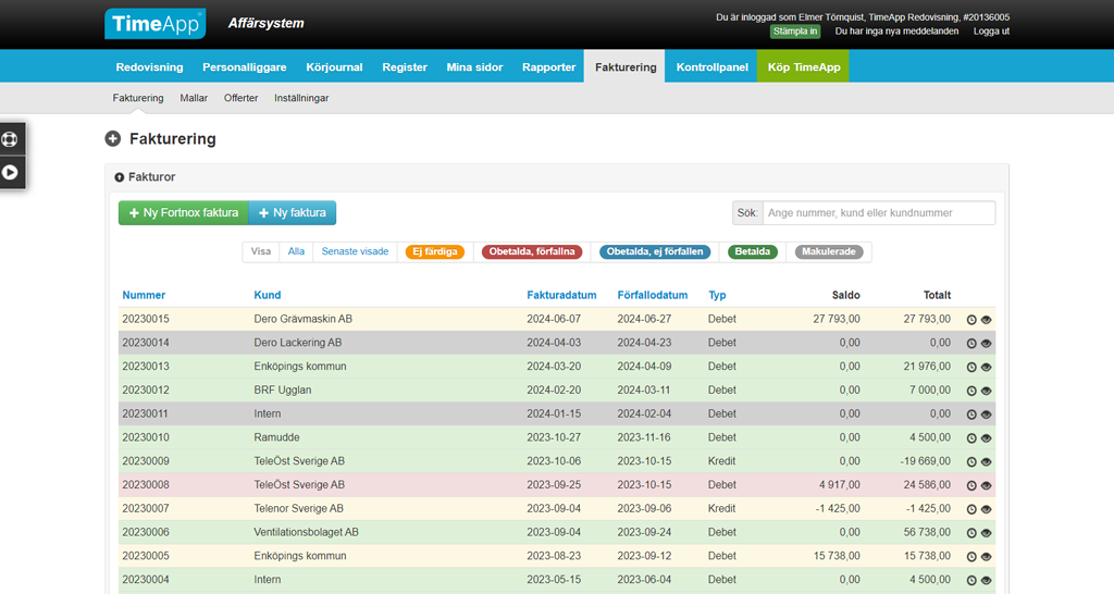 Full kontroll från tidrapport till fakturering | TimeApp