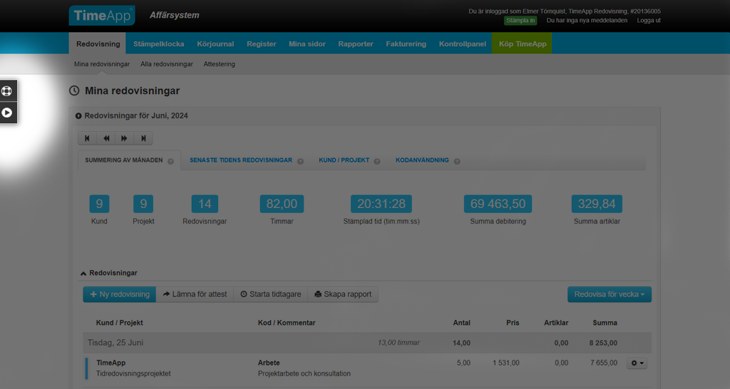 Full kontroll från tidrapport till fakturering | TimeApp