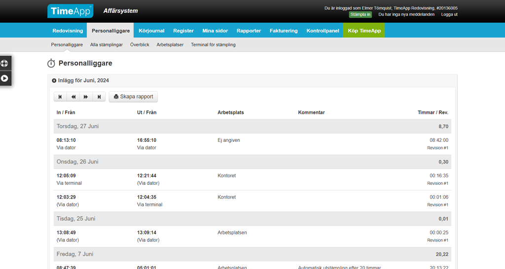 Full kontroll från tidrapport till fakturering | TimeApp