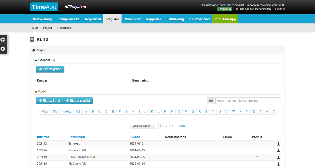 Full kontroll från tidrapport till fakturering | TimeApp